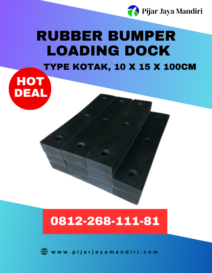 Rubber Bumper Loading Dock Type Kotak Ukuran 10 x 15 x 100cm - PT ...